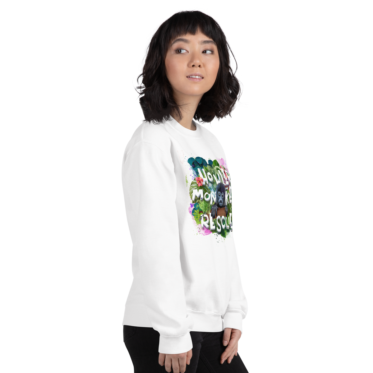 Howler Monkey Unisex Sweatshirt | International Animal Rescue